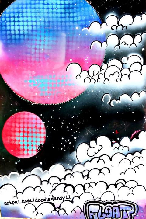 float - Doodle Dandy - Paintings & Prints, Abstract, Color - ArtPal