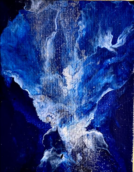 Blu - Super G - Paintings & Prints, Abstract, Organic - ArtPal