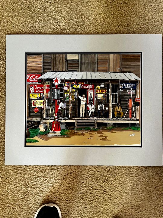 North Carolina country store - A J Jackson - Paintings & Prints ...