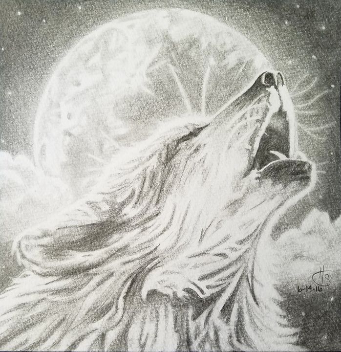 Howl - Art by Hannah Snow - Drawings & Illustration, Animals, Birds ...