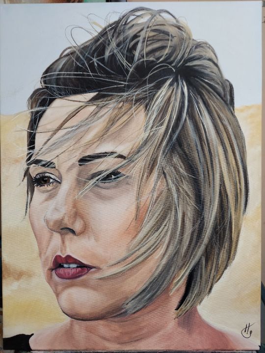 Julie - Art by Hannah Snow - Paintings & Prints, People & Figures ...