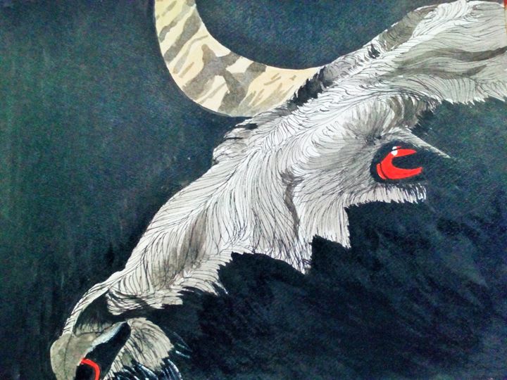 the one horned bull - rondraws - Paintings & Prints, Abstract, Other ...