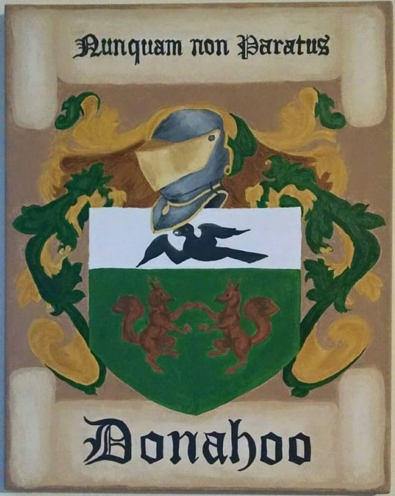 Custom Handpainted Family Crest - ShadyLadyCrafts - Paintings & Prints ...