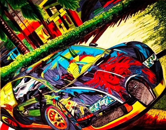 Bijan Bugatti - Jennifer Reardon - Drawings & Illustration, Vehicles ...