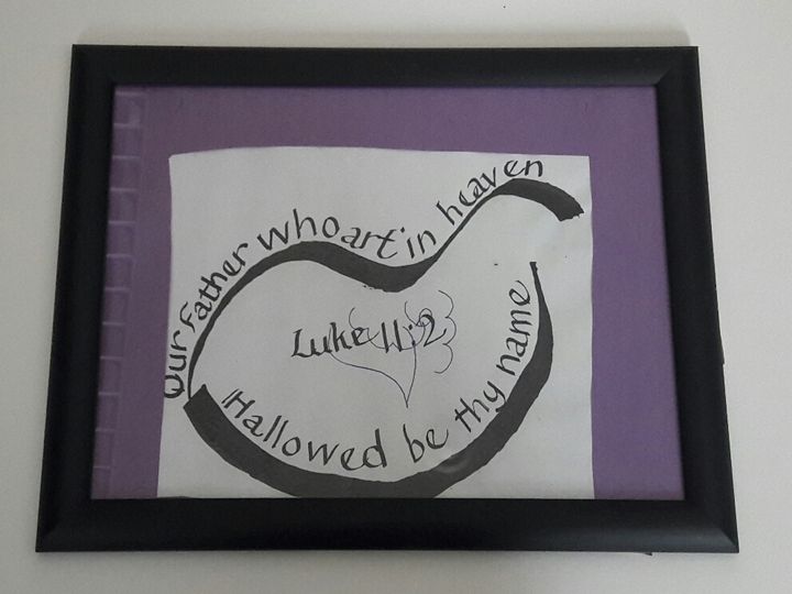 The Lord's Prayer - Calligraphy Collection - Crafts & Other Art ...