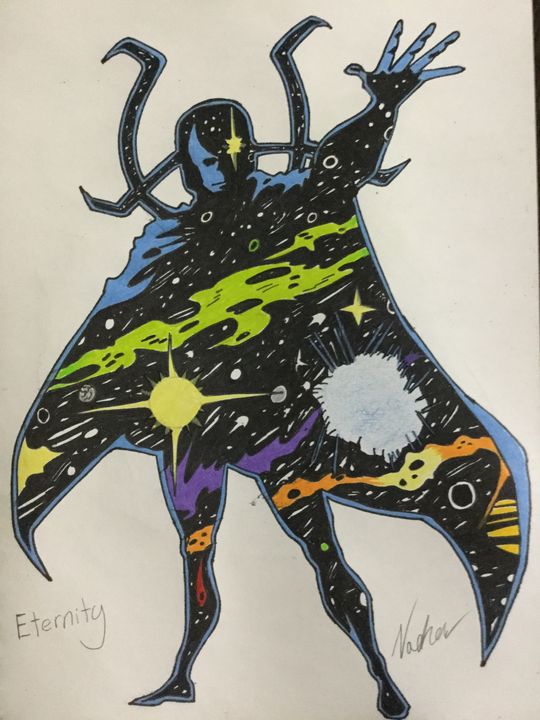 Marvels Eternity - Ezart - Drawings & Illustration, Entertainment ...