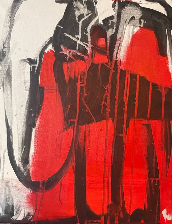 Oppressed - IrishRyGirl - Paintings & Prints, Abstract, Figurative - ArtPal