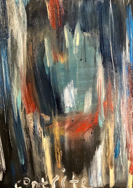 Contrite - IrishRyGirl - Paintings & Prints, Abstract, Movement - ArtPal