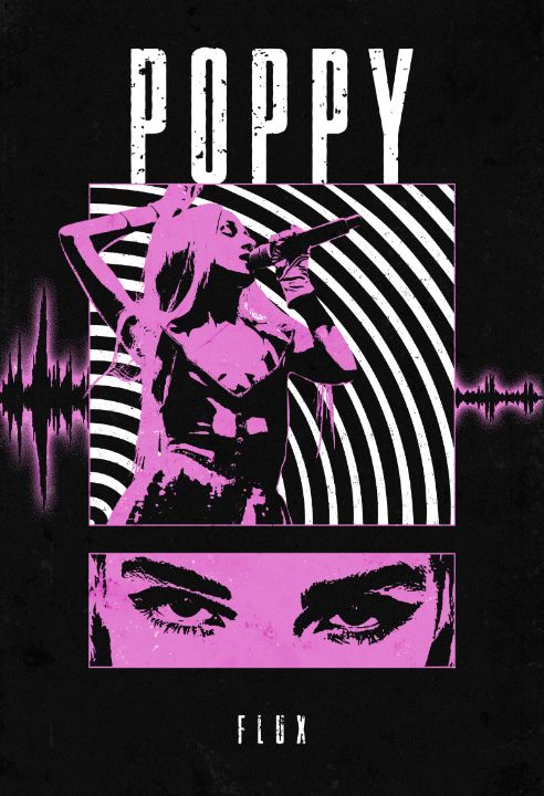 Poppy - Flux - Bindi - Paintings & Prints, Entertainment, Music, Metal ...