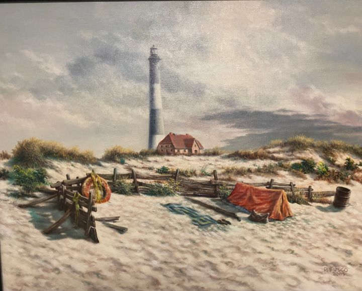 Fire Island Lighthouse, NY - Philip Fusco - Paintings & Prints ...