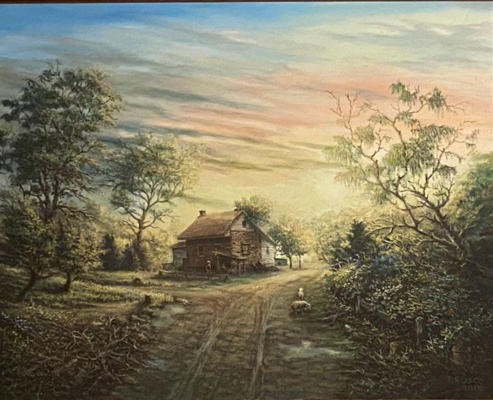 Farm, Upstate, NY - Philip Fusco - Paintings & Prints, Landscapes ...