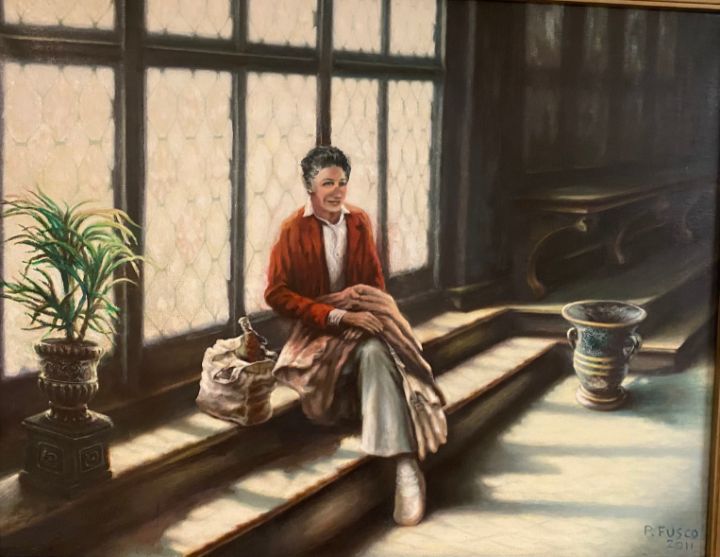 Tourist Respite - Philip Fusco - Paintings & Prints, Places & Travel ...