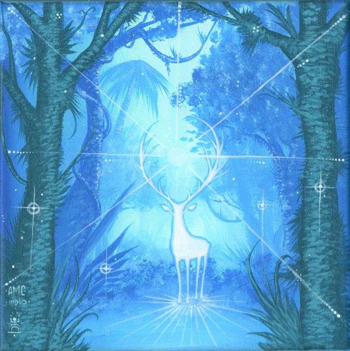 Mountain Spirit - Artemaizcacao - Paintings & Prints, Fantasy ...