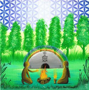 Sweat Lodge - Artemaizcacao - Drawings & Illustration, Ethnic, Cultural ...