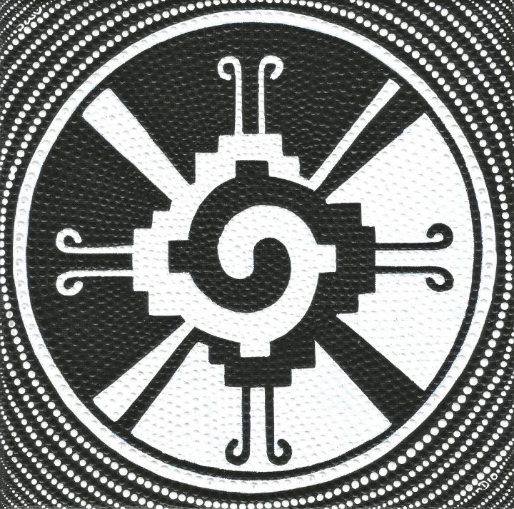 Hunab Ku - Ometeotl - Artemaizcacao - Paintings & Prints, Abstract ...