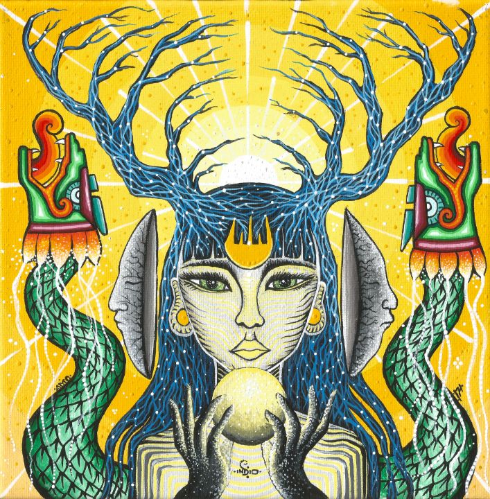 Inner Vision - Artemaizcacao - Drawings & Illustration, Ethnic ...