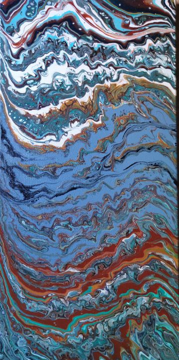 Mineral Strata - Dancingmoon - Paintings & Prints, Landscapes & Nature ...