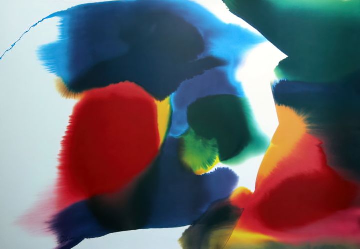 Phenomena Sherman Vortex - 1991 - Paul Jenkins - Paintings & Prints ...