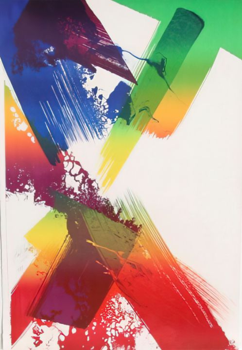 Untitled - 1983 - Paul Jenkins - Paintings & Prints, Abstract, Color ...