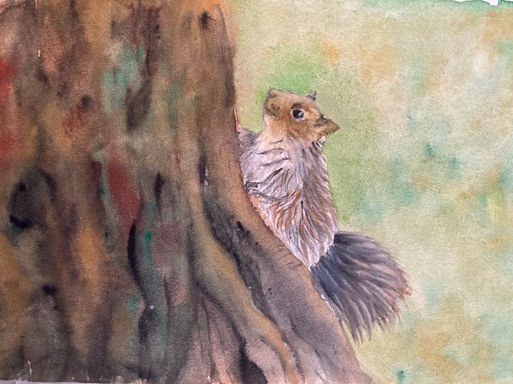 Peekaboo - Emma Viner - Paintings & Prints, Animals, Birds, & Fish ...