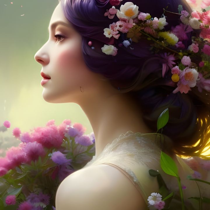 Primrose - Rachel Pearcy Art - Digital Art & AI, People & Figures ...