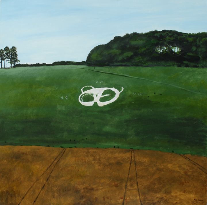 The Laverstock Panda - Robert Harris - Paintings & Prints, Landscapes ...