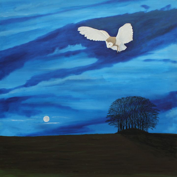 Hunters Moon - Robert Harris - Paintings & Prints, Animals, Birds ...
