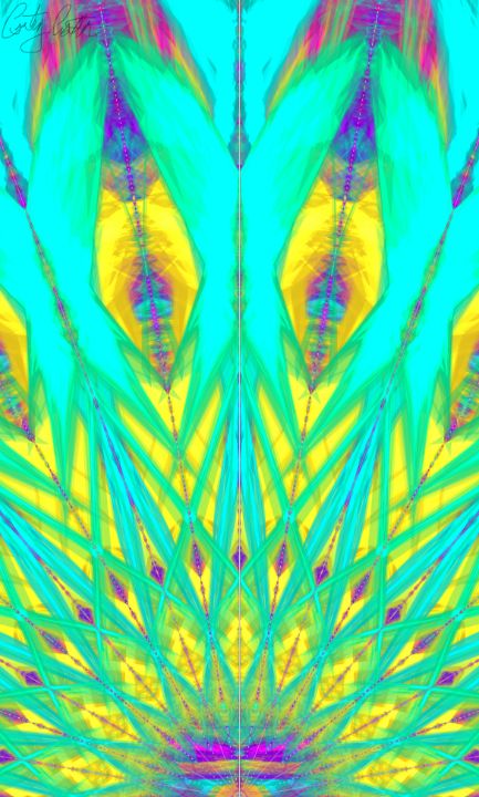 Electric - Digital art - Digital Art & AI, Abstract, Color - ArtPal