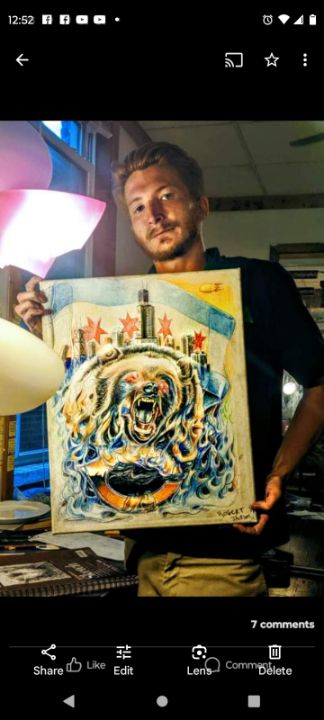Chicago bears fan art piece - Art manifestNation - Drawings ...