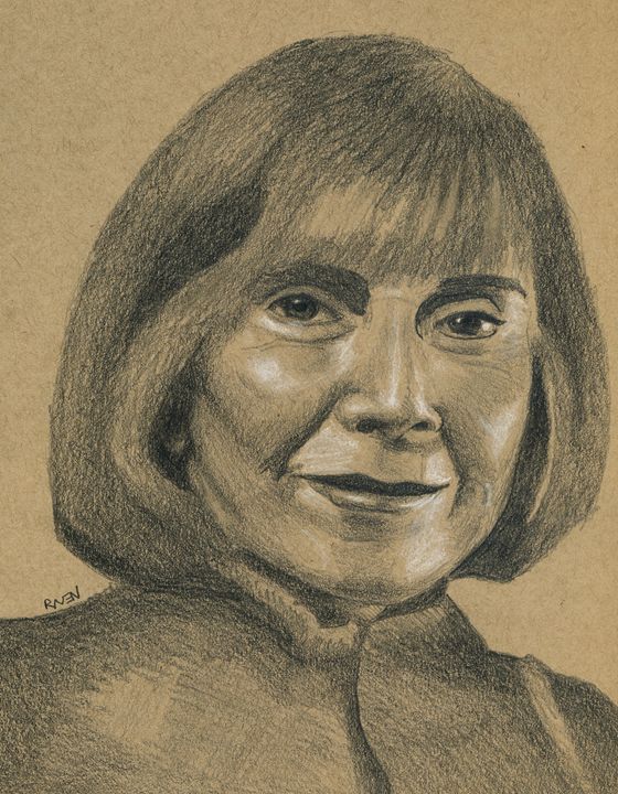Vampire Author Anne Rice Portrait - Raven Creature - Drawings ...