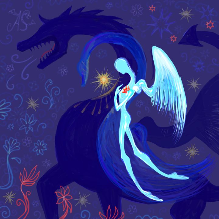 Three faces of my feelings - Anastasiia Asp - Paintings & Prints ...