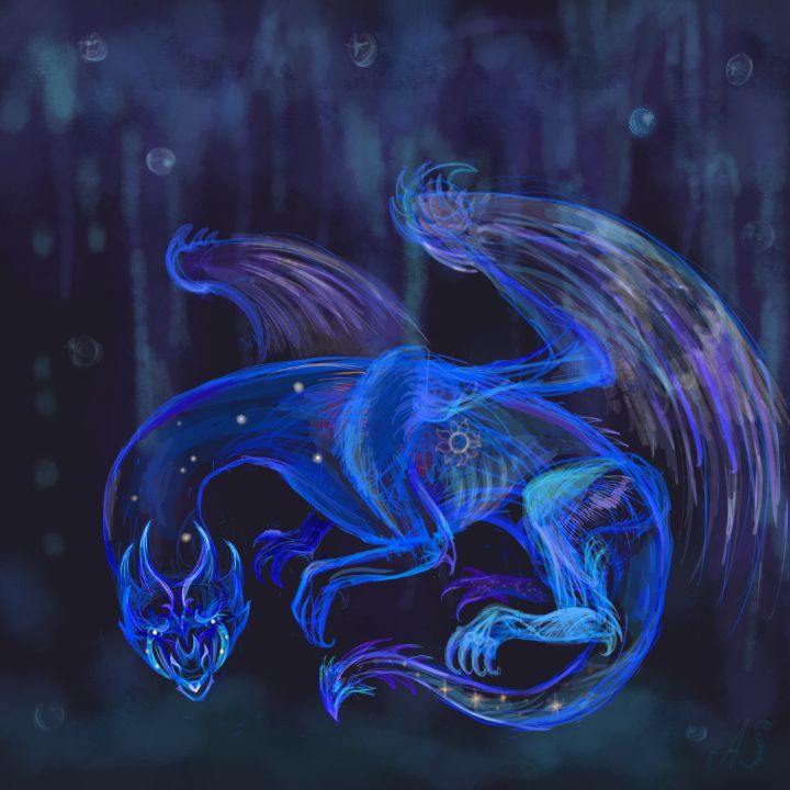 The dragon - Anastasiia Asp - Paintings & Prints, Fantasy & Mythology ...