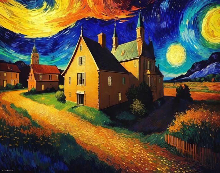 Vincent Van Gogh Style Inspiration - ShAr - Paintings & Prints ...