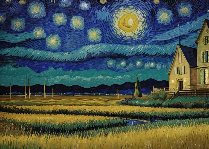 Vincent Van Gogh Style Inspiration - shardigi - Paintings & Prints ...