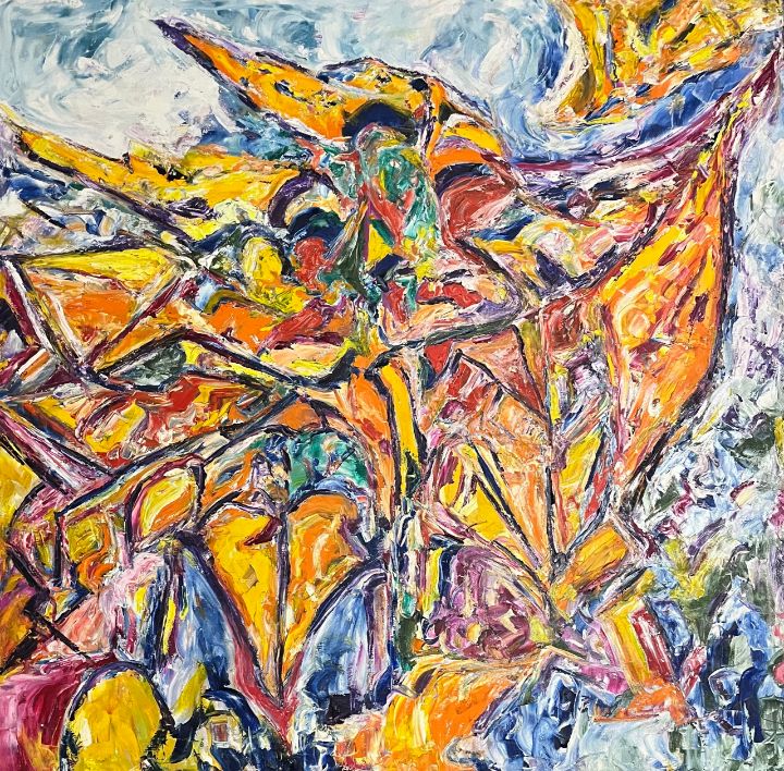 Dragons Look Down - James W Faber Art - Paintings & Prints, Abstract ...