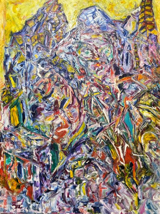 Elemental Mountain - James W Faber Art - Paintings & Prints, Abstract ...