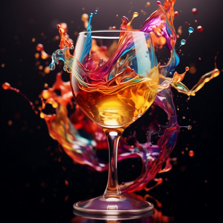 Wine Splash - Imagine Art - Digital Art & AI, Food & Beverage, Alcohol ...