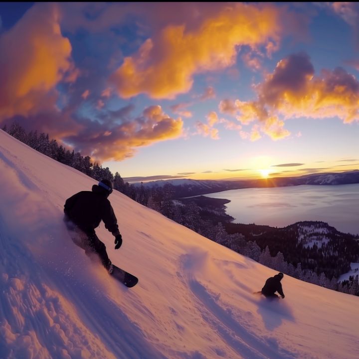 Tahoe Snowboarding - Imagine Art - Digital Art & AI, Sports & Hobbies ...