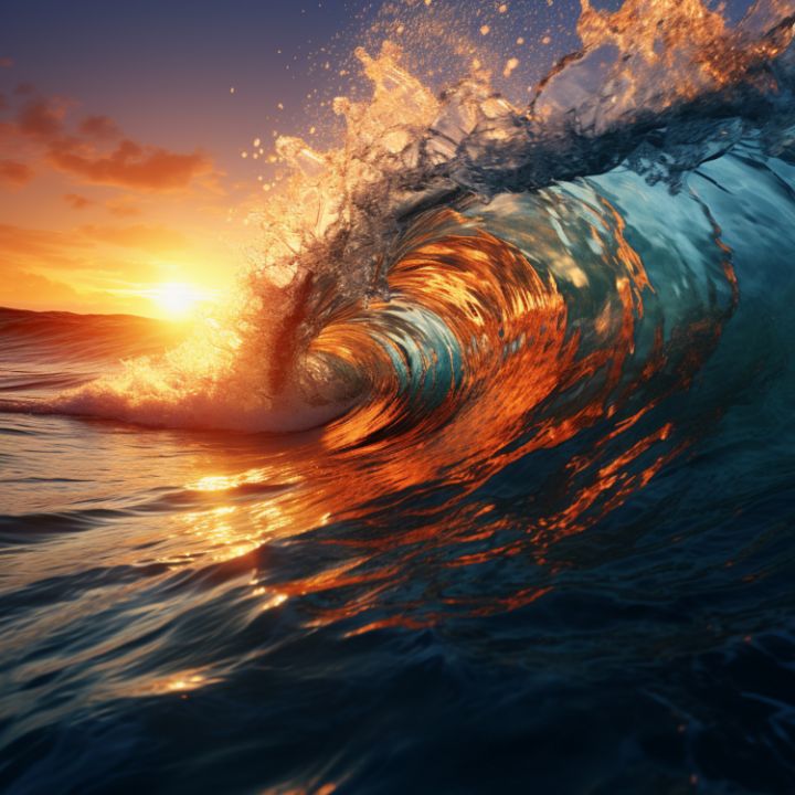 Sunset Serenade - Imagine Art - Digital Art & AI, Landscapes & Nature ...