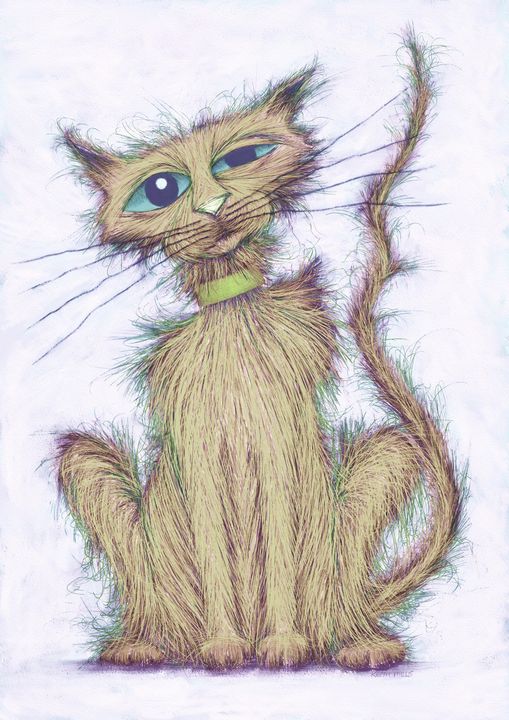 Smelly cat - Keith Mills - Digital Art, Animals, Birds, & Fish, Cats ...