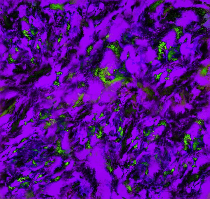 Fluttering purple - Keith Mills - Digital Art & AI, Abstract, Color ...