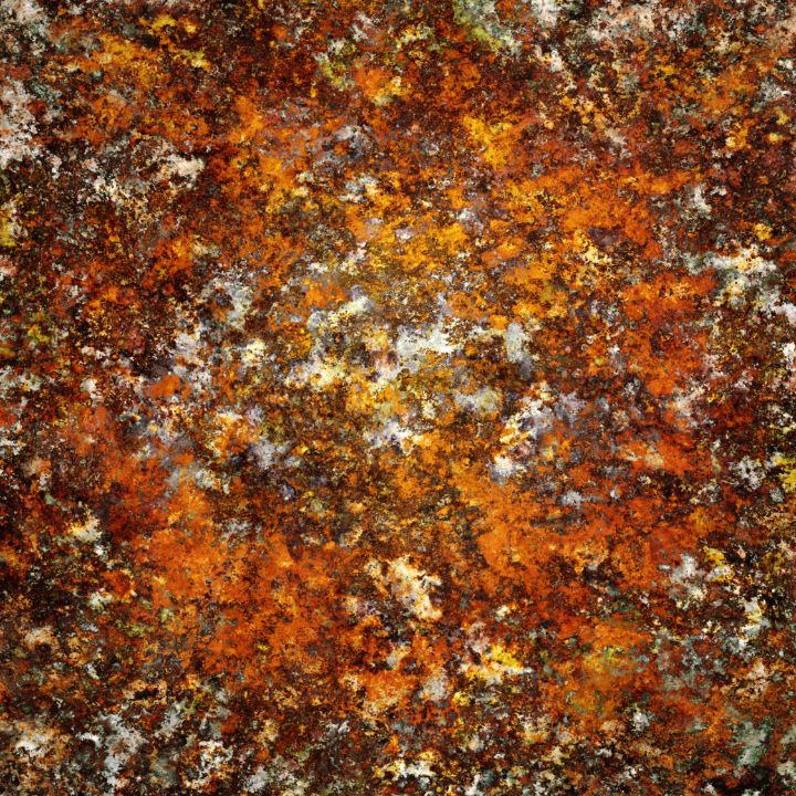 Crumbling orange timber - Keith Mills - Digital Art & AI, Abstract ...