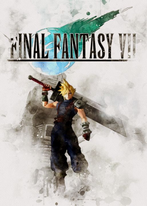 Final Fantasy VII Remake - KunStudio - Paintings & Prints, Fantasy ...