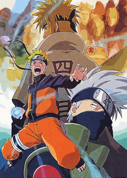 Naruto Anime Manga Character - KunStudio - Digital Art & AI, Abstract ...