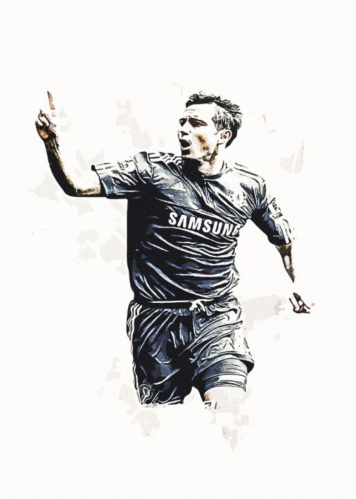 Frank Lampard - Chelsea Legend - KunStudio - Digital Art & AI, Abstract ...