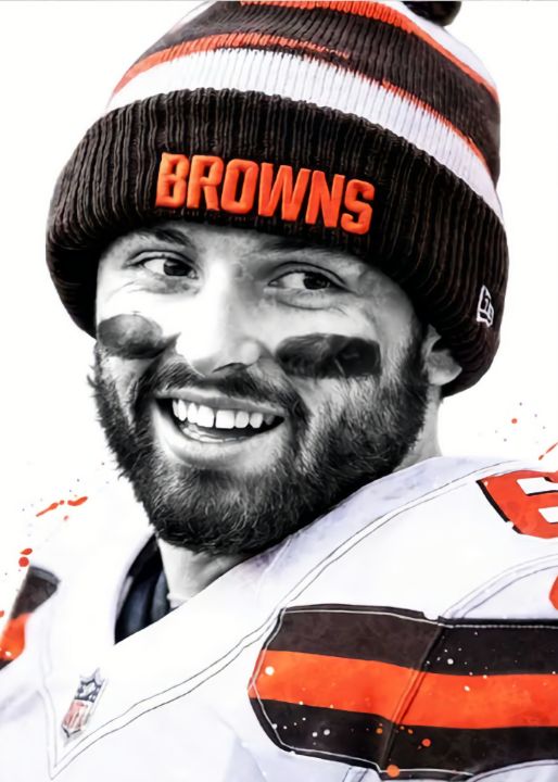 Baker Mayfield Cleveland - KunStudio - Paintings & Prints, Sports ...