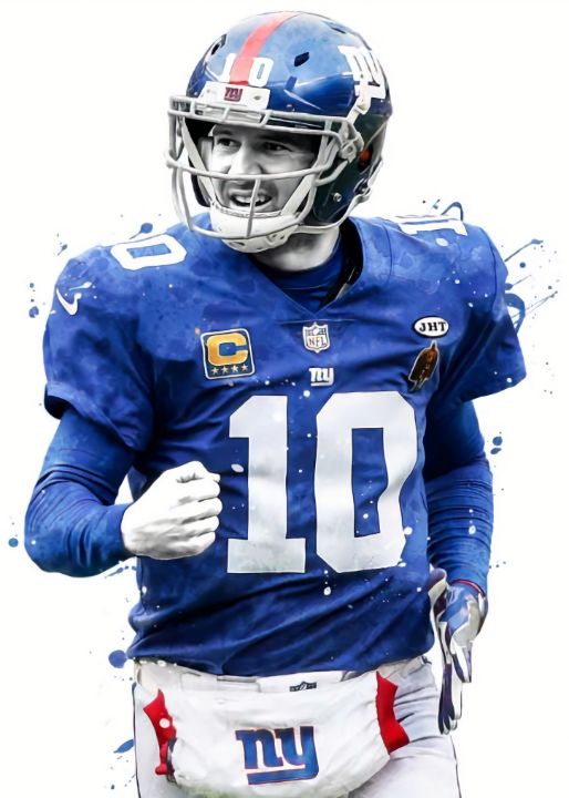 Eli Manning New York - KunStudio - Paintings & Prints, Sports & Hobbies ...