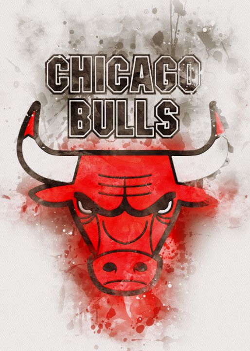 Chicago Bulls - KunStudio - Paintings & Prints, Sports & Hobbies ...