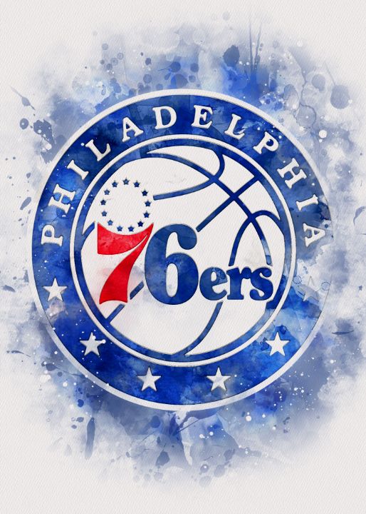 Philadelphia Sixers - KunStudio - Paintings & Prints, Sports & Hobbies ...