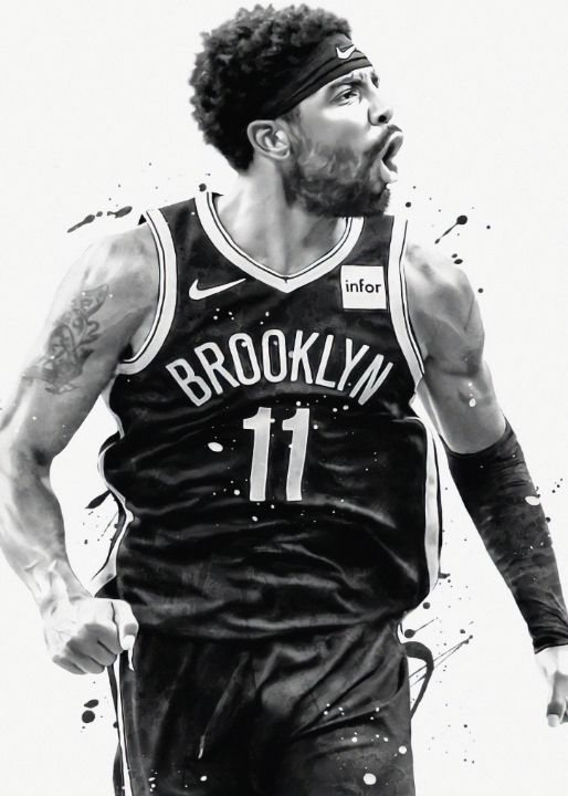 Kyrie Irving Brooklyn - KunStudio - Digital Art & AI, Abstract, Color ...